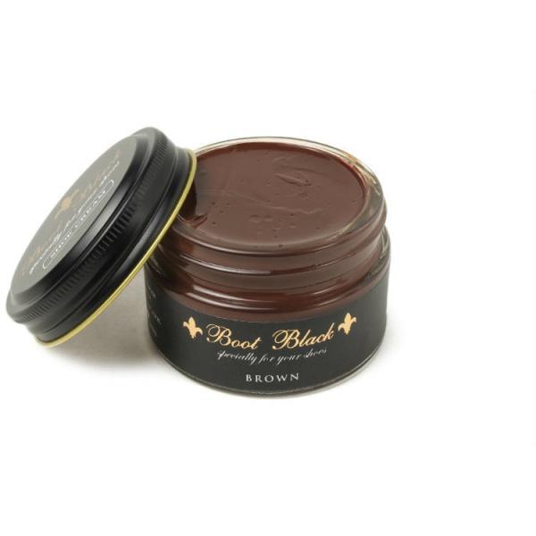 COLUMBUS BOOT BLACK(コロンブス ブートブラック ブラックライン) シュークリーム ブラウン (ビン入り) 55g / 靴 ...